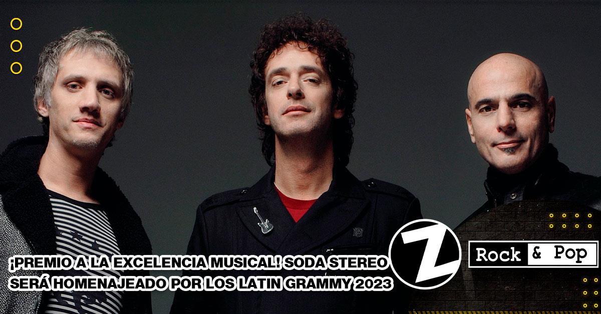 ¡Premio a la Excelencia Musical! Soda Stereo será homenajeado por los ...